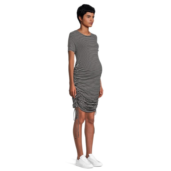 Destination Maternity | Dresses | Destination Maternity Black Striped ...